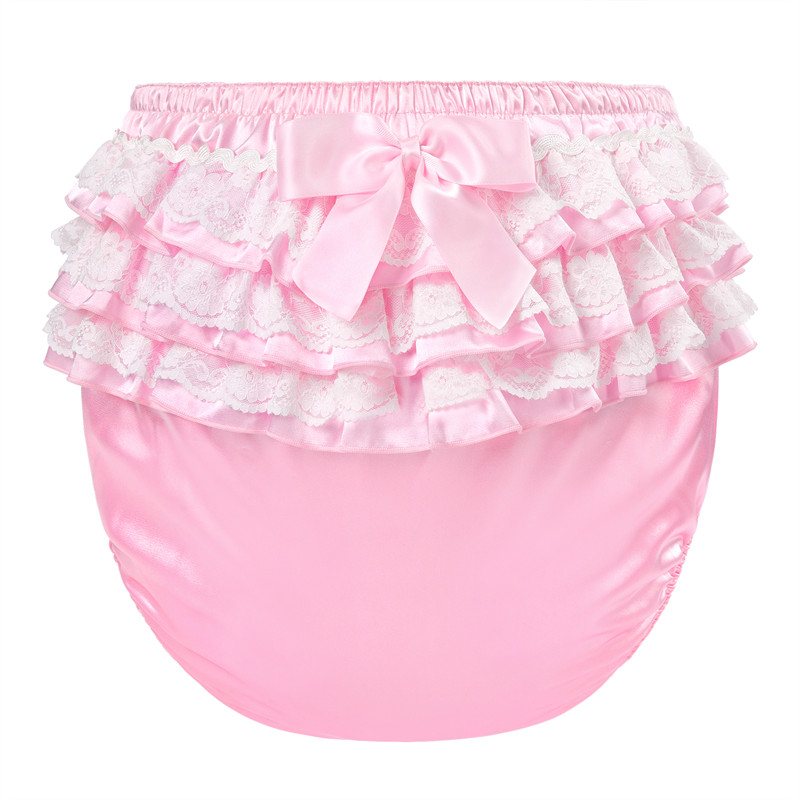 LFB Pretty in Pink Satin Adult Diaper Cover – My Inner Baby