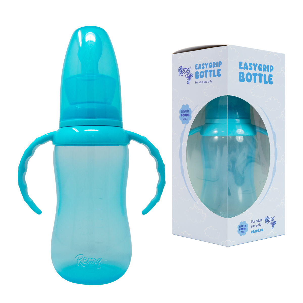 Rearz Easy Grip Adult Bottle - Blue – My Inner Baby