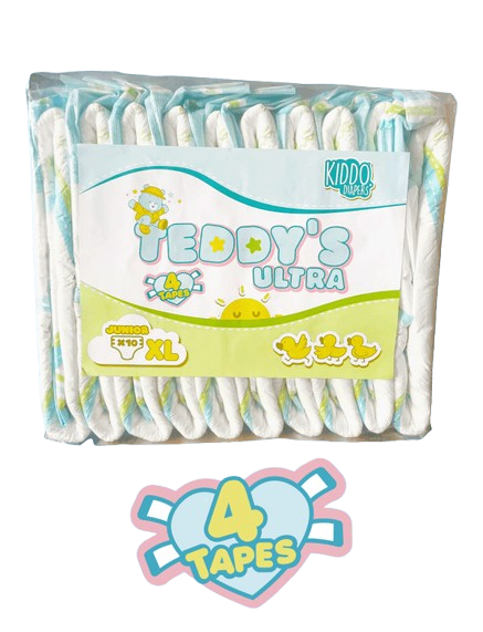 Kiddo Teddy's Ultra Cloth Backed Adult Diaper - 4-Tape – My Inner Baby