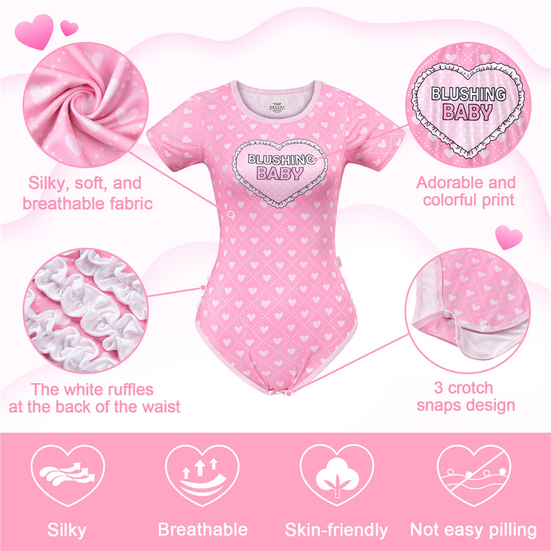 LFB Blushing Baby Ruffle Butt Adult Bodysuit – My Inner Baby