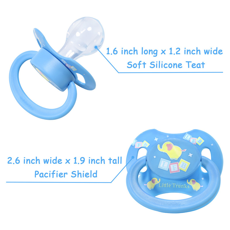 LFB Gen II Adult size Pacifier - Little Trunks – My Inner Baby