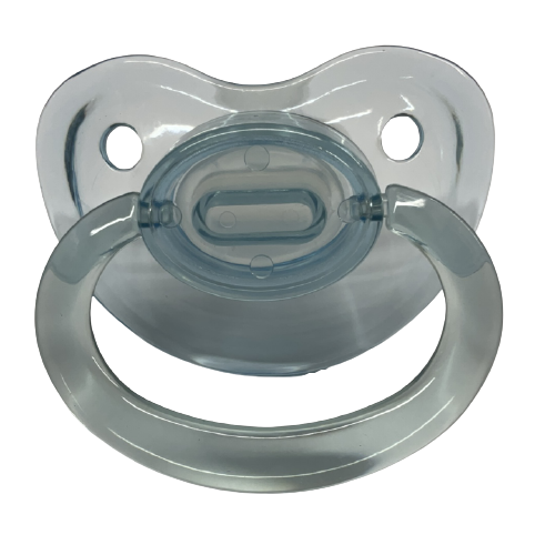 Adult Size 6 Pacifier - Clear Blue – My Inner Baby